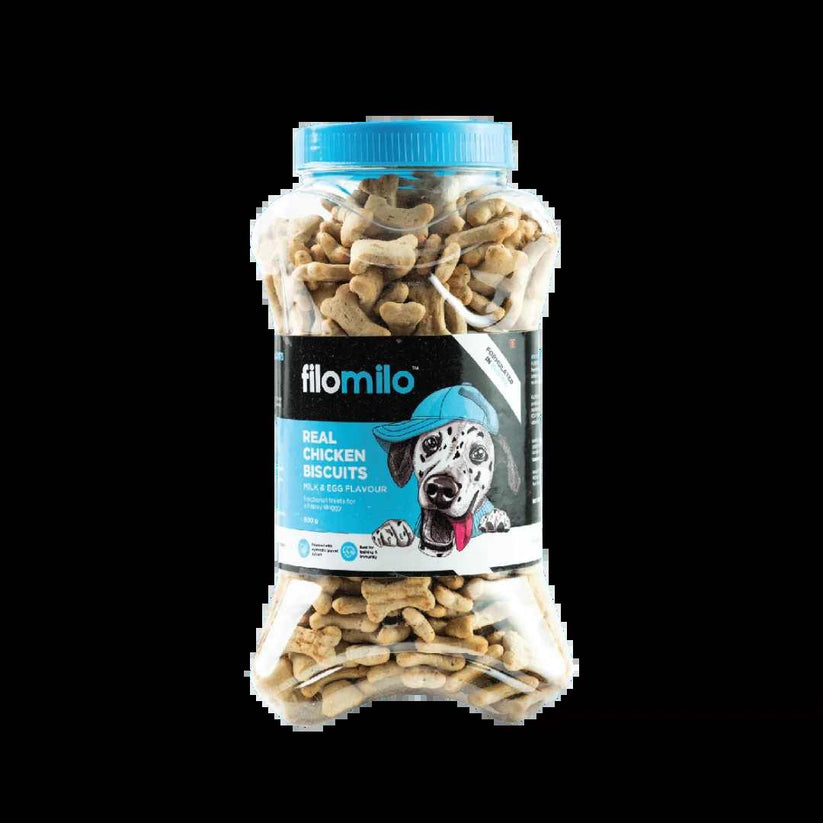 Filomilo Real Chicken | Milk & Egg Flavoured Dog Biscuits – Cadotails